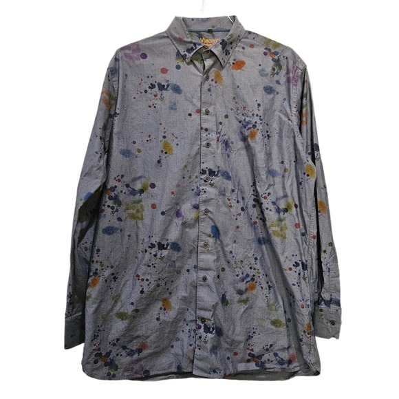Visconti Signature Series | Shirts | Visconti Xlt Gray Paint Splatter ...